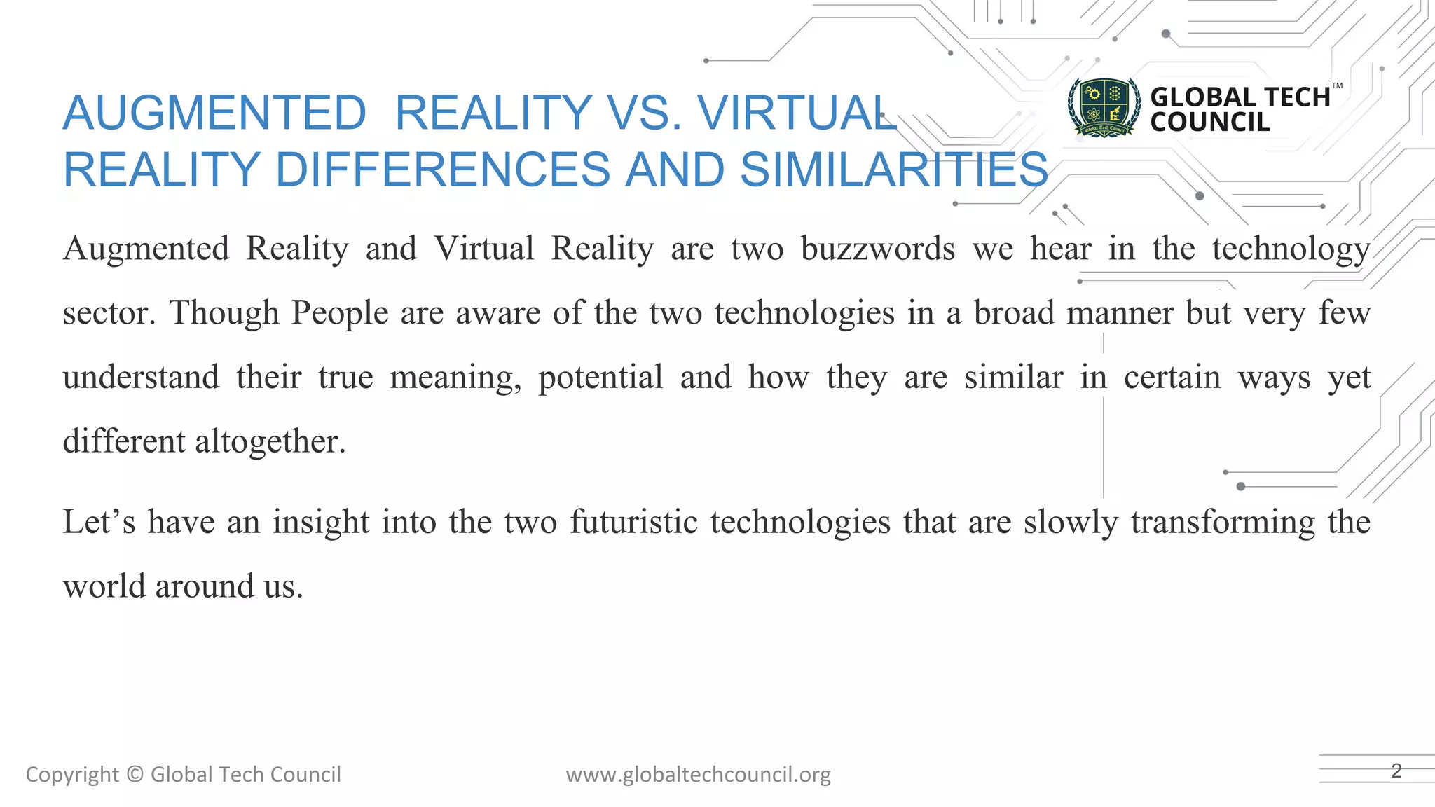 Augmented reality vs. virtual reality differences and similarities | PDF
