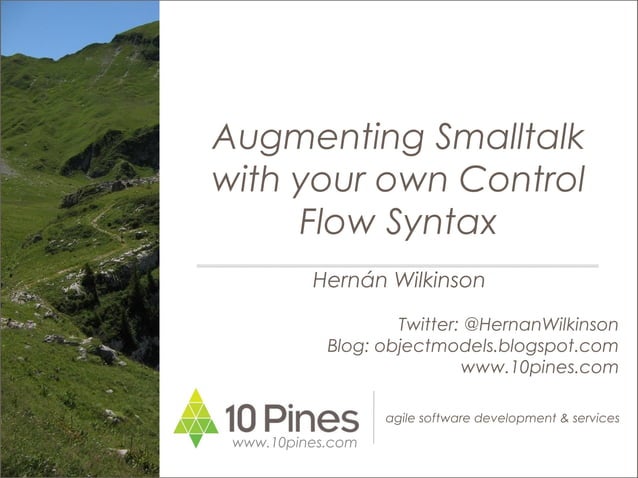 Augmenting Smalltalk Syntax | PPT