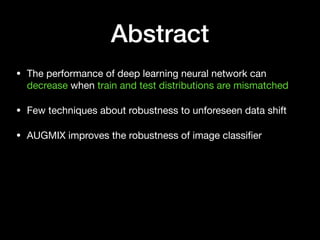 Augmix review [cdm] | PDF