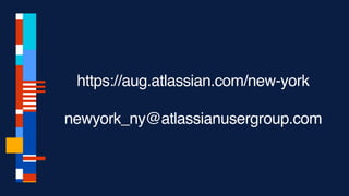 NYC Atlassian User Group Overview | PPT