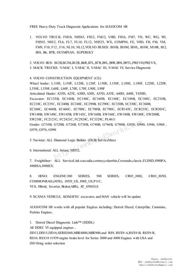 Augocom h8-application | PDF