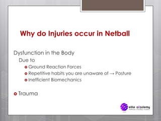 Netball: How to decrease injuries and improve performance for the Aus ...
