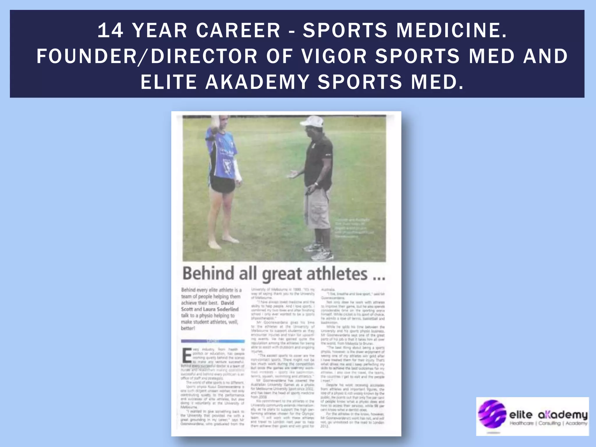 Elite Touch Football - Decrease Injury and Increase Performance (A ...