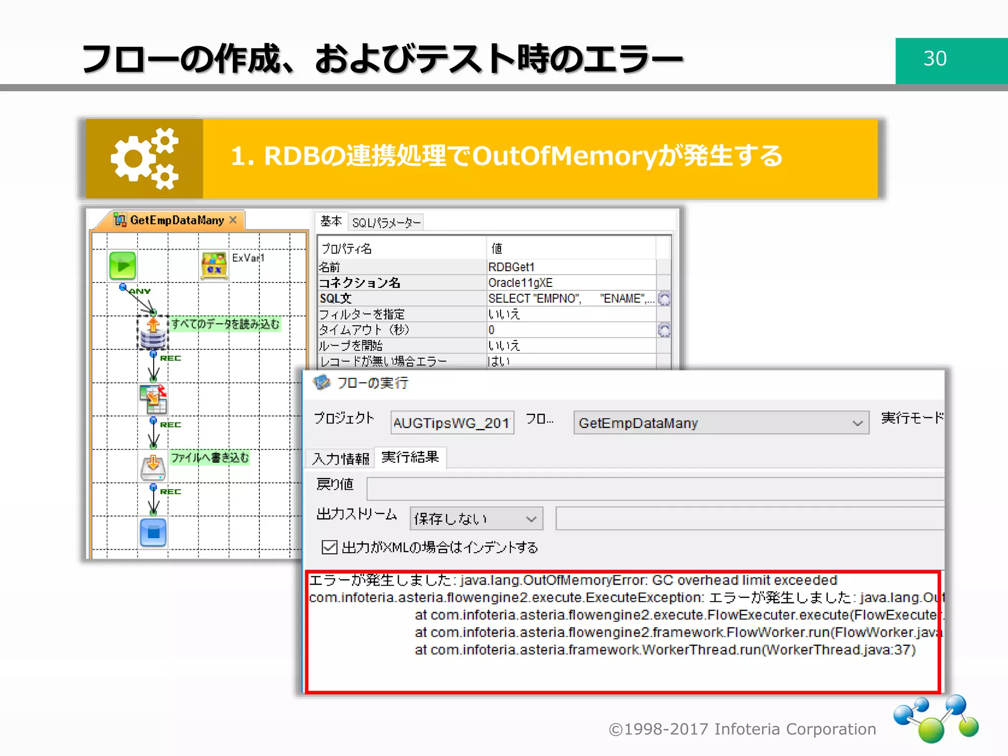 ASTERIA WARP運用Tips「RDB連携時のトラブルシューティング 」 | PPTX