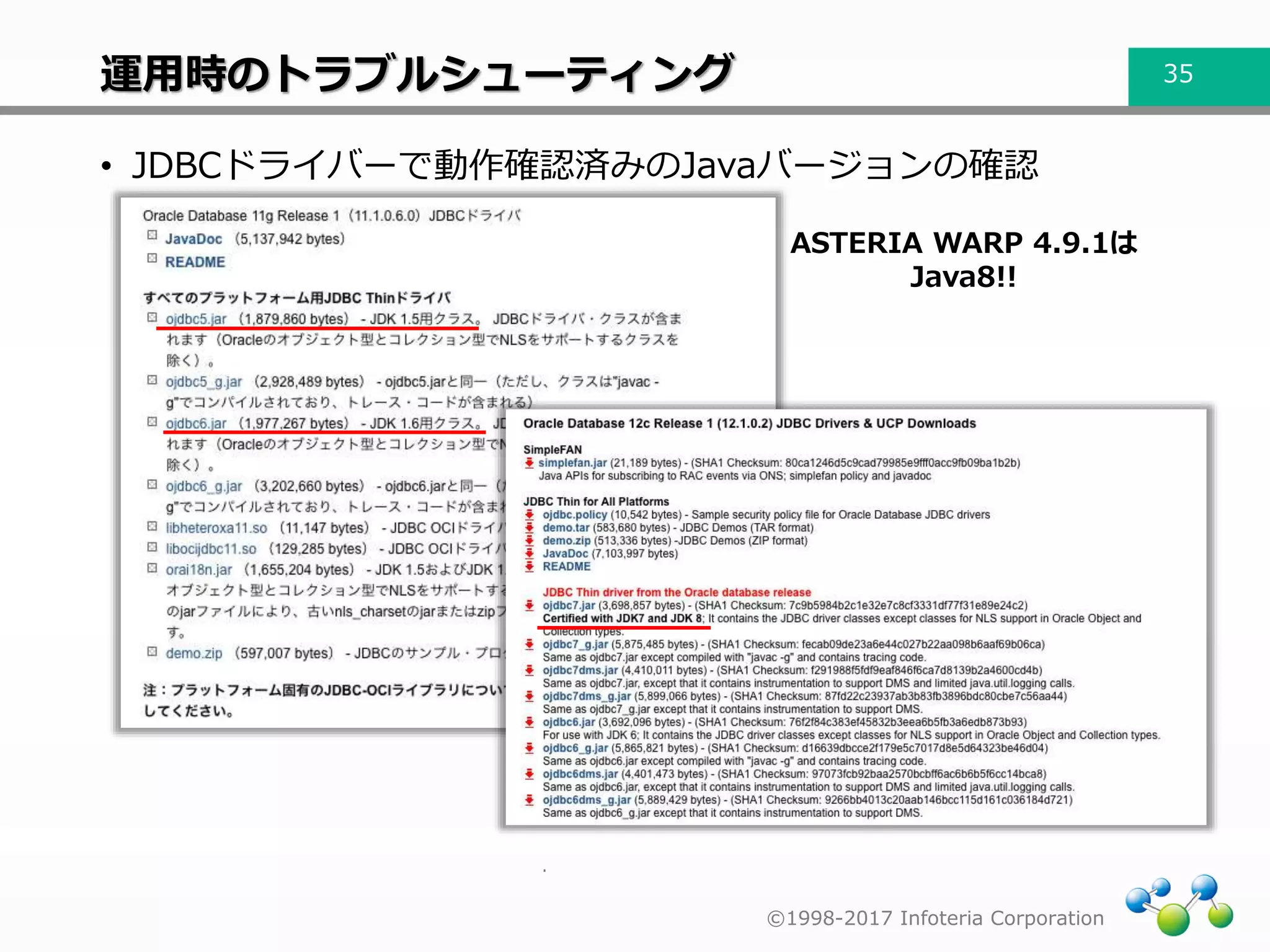 ASTERIA WARP運用Tips「RDB連携時のトラブルシューティング 」 | PPTX