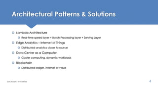 Data Analytics in Real World (May 2016) | PPT