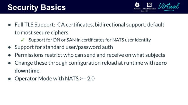 Easy, Secure, and Fast: Using NATS.io for Streams and Services | PPT