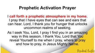 Understanding the Prophetic | PPT