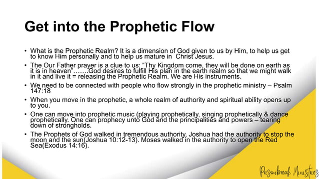 Understanding the Prophetic | PPT