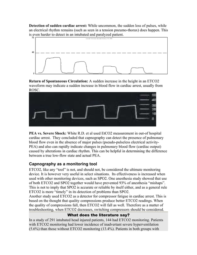 Capnography overview for ems.cole