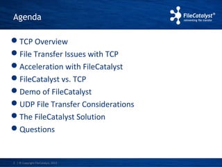 UDP accelerated file transfer - introducing an FTP replacement and its benefits | PPT