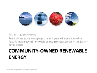 Sustainable development and Maori Leadership growing wealth for New ...