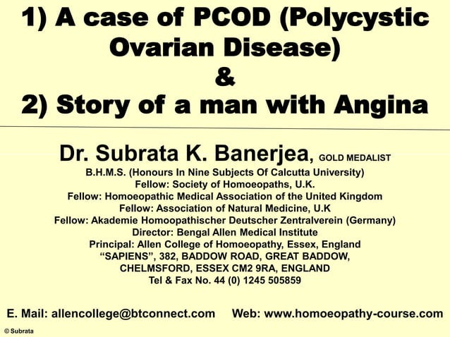 August 2017 - A case of PCOD (Polycystic Ovarian Disease) & Story of a ...