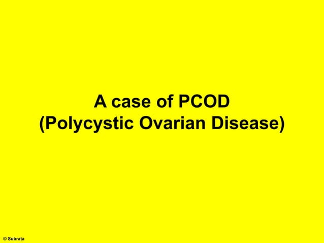 August 2017 - A case of PCOD (Polycystic Ovarian Disease) & Story of a ...