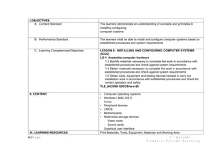 Full lesson plan use in first in the senior high school department | DOCX