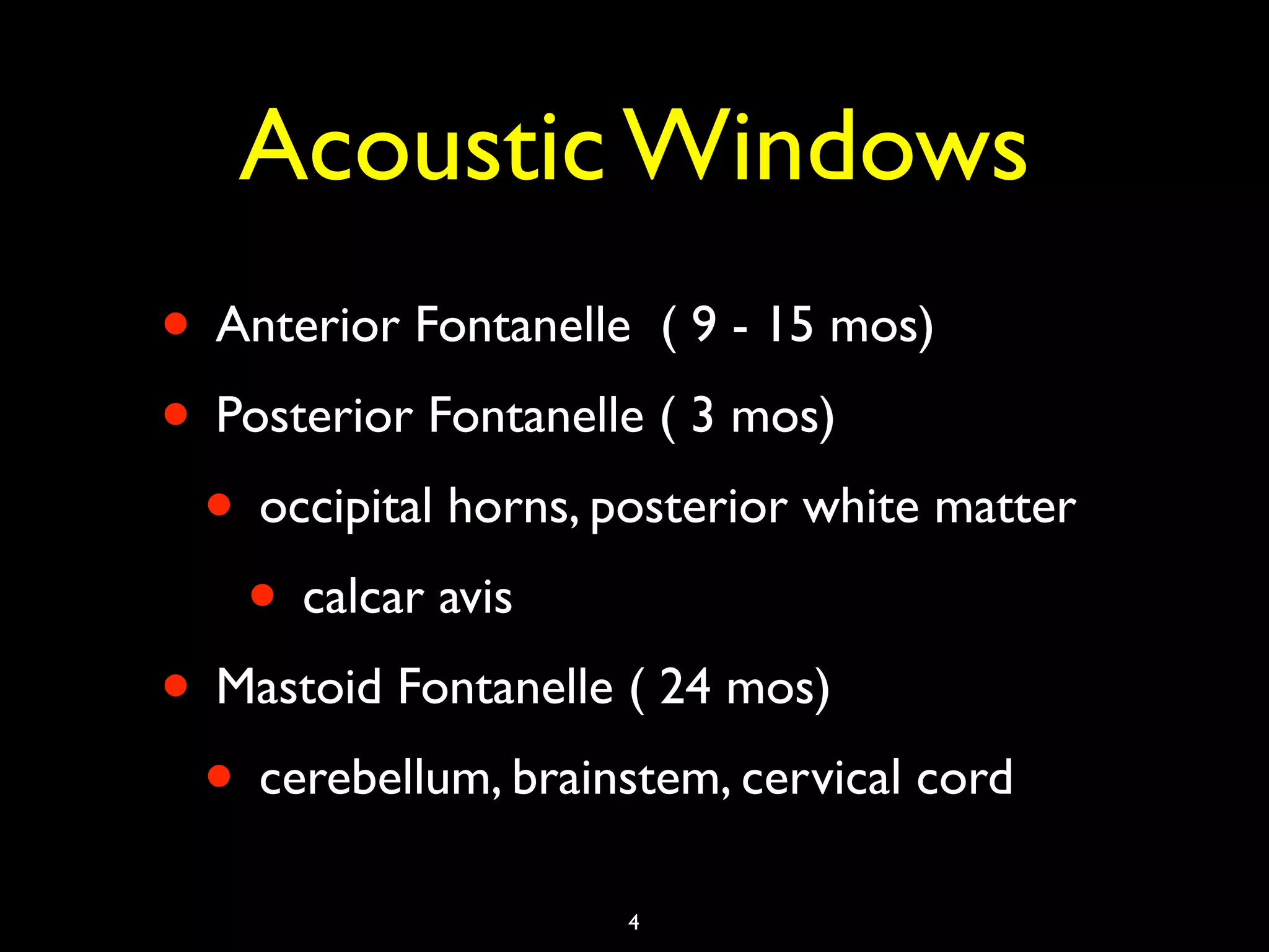 Neonatal Cranial & Spinal Ultrasound | PDF