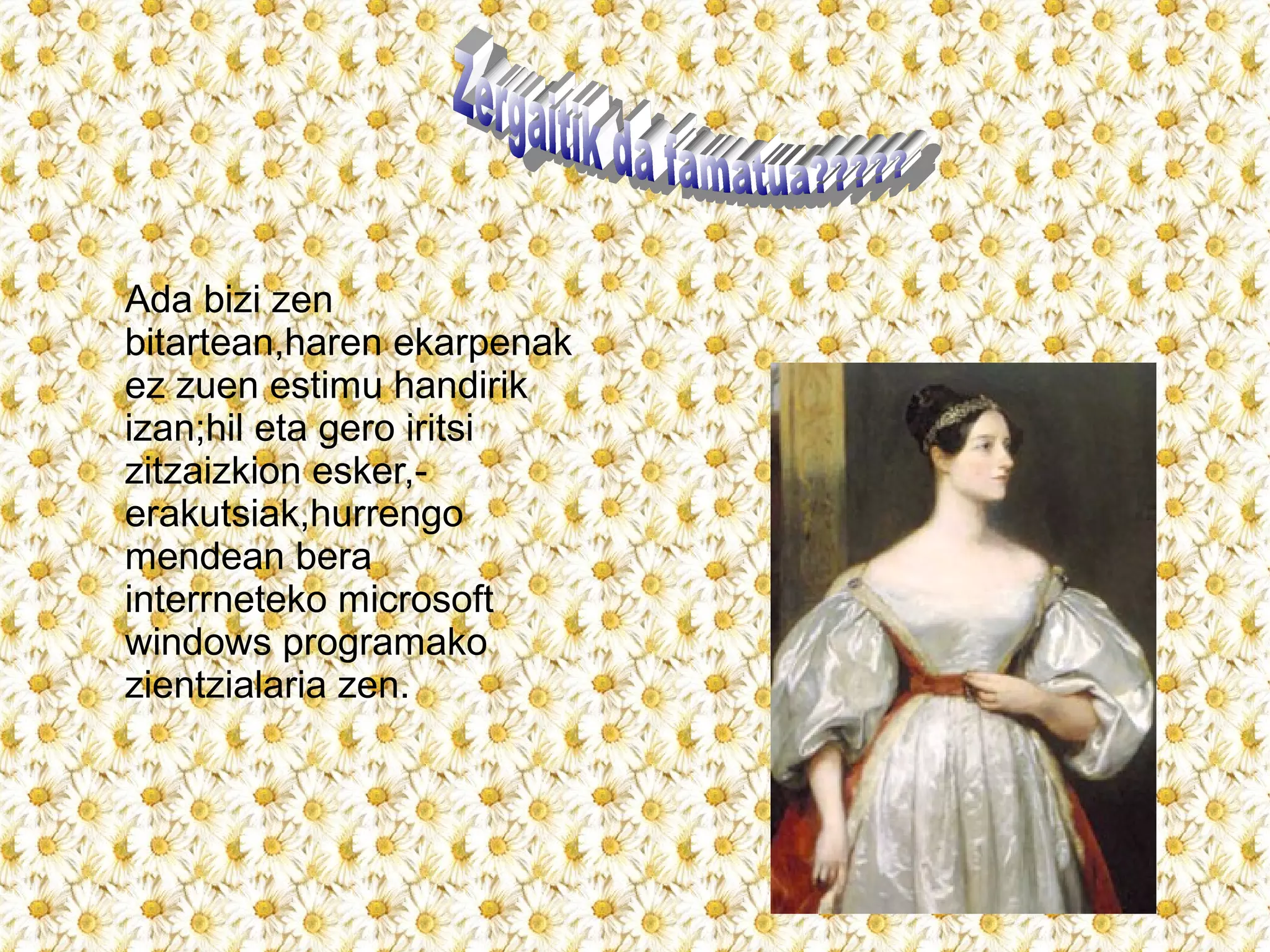 Augusta Ada Byron | ODP