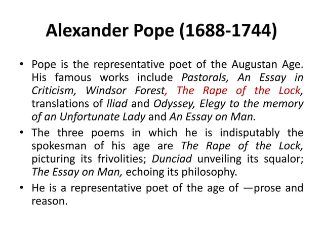 Augustan age literarture | PPTX | Poetry | Books and Literature