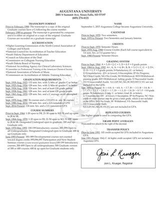 Augustana University Transcript of Deepak (Danny) Singh December 1, 2022 | PDF