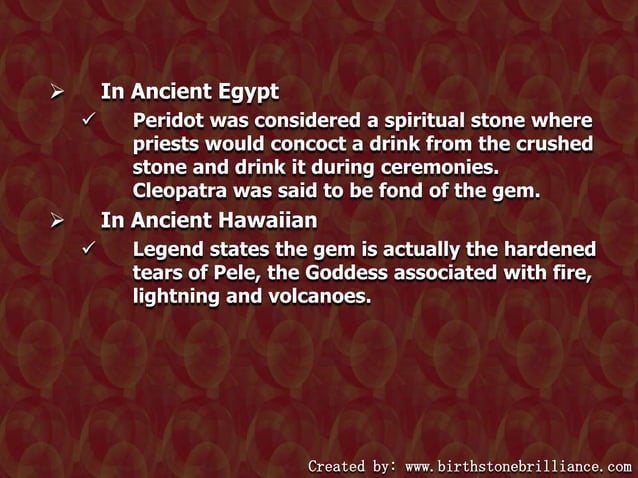 August Birthstone | PPT