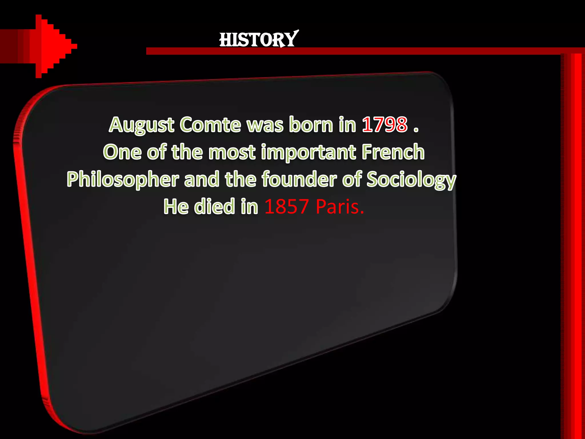 Auguste comte | PPTX