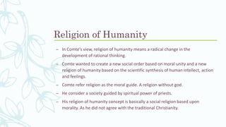 Auguste comte | PPTX