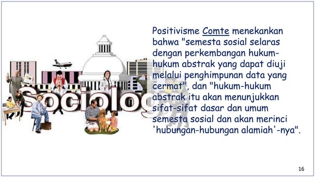 Auguste Comte. Teori Sosiologi (PPT New).pptx