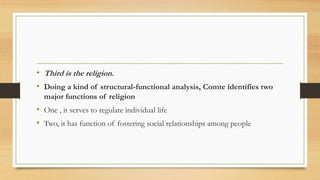 Auguste comte and positivism sociology | PPTX