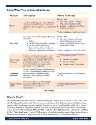 NADAP E-Gram August 2013 | PDF