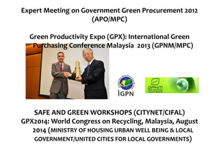 Overview of green purchasing in Malaysia - Augustine Koh | PDF