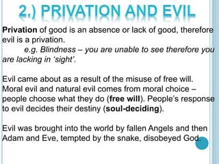 Augustine's Theodicy | PPTX