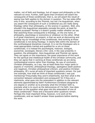 Augustinian christian philosophy | PDF