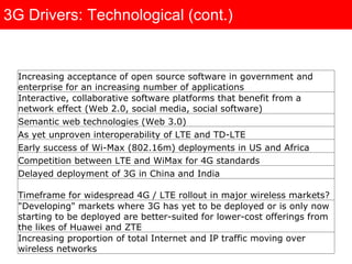 Scenario Analysis Use Case: 3G/4G Wireless Data | PPT