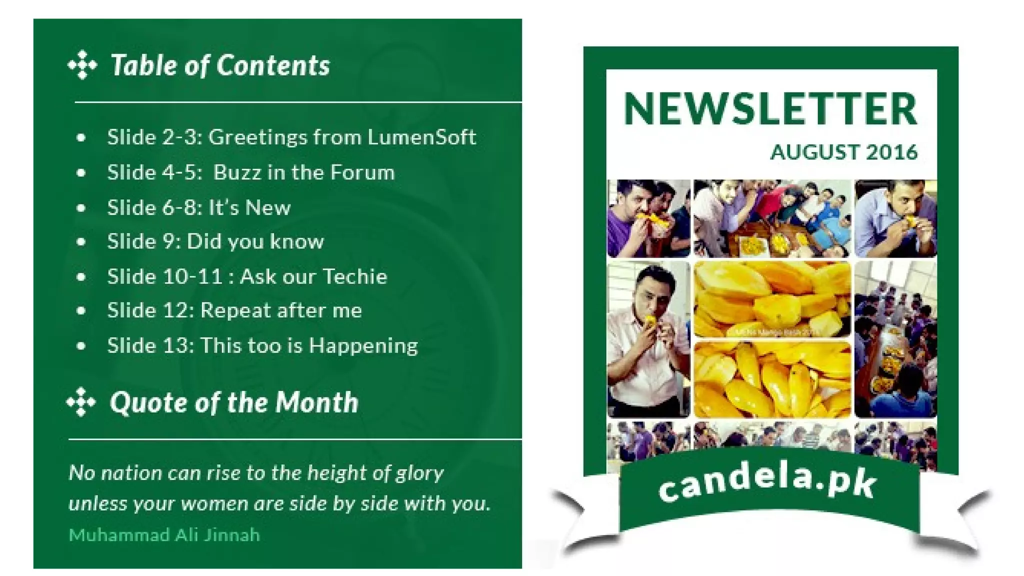 August newsletter | PPT