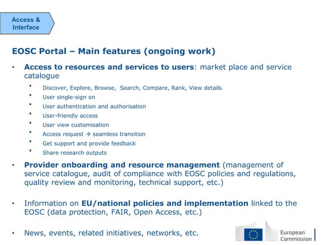 Implementation roadmap for the EOSC | PPT