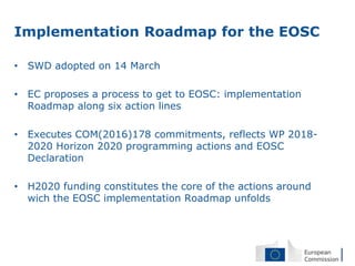 Implementation roadmap for the EOSC | PPT