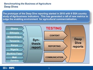 Benchmarking the Business of Agriculture | PDF