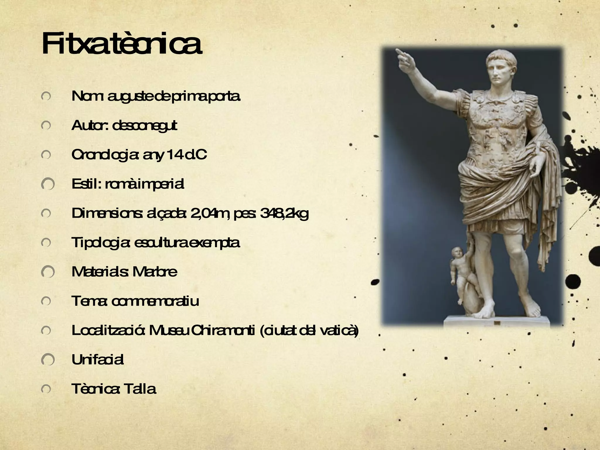 Augusto de prima porta | PPT