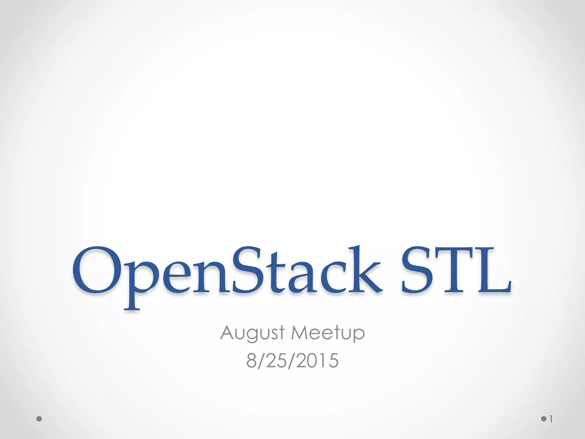OpenStack Orchestration with Heat | PPTX