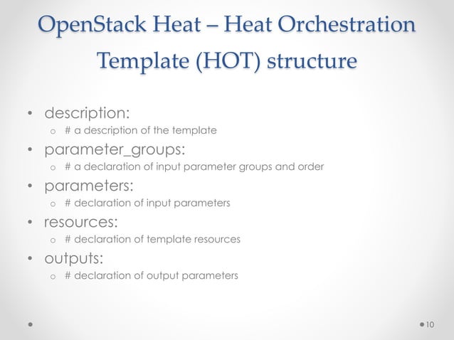 OpenStack Orchestration with Heat | PPTX