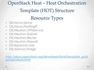 OpenStack Orchestration with Heat | PPTX