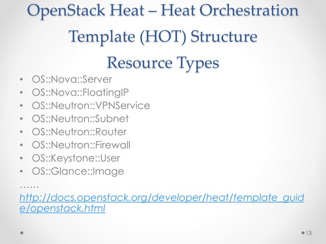 OpenStack Orchestration with Heat | PPTX