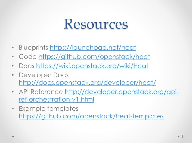 OpenStack Orchestration with Heat | PPTX