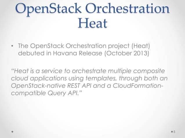 OpenStack Orchestration with Heat | PPTX