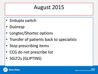 August prescribing update | PPT