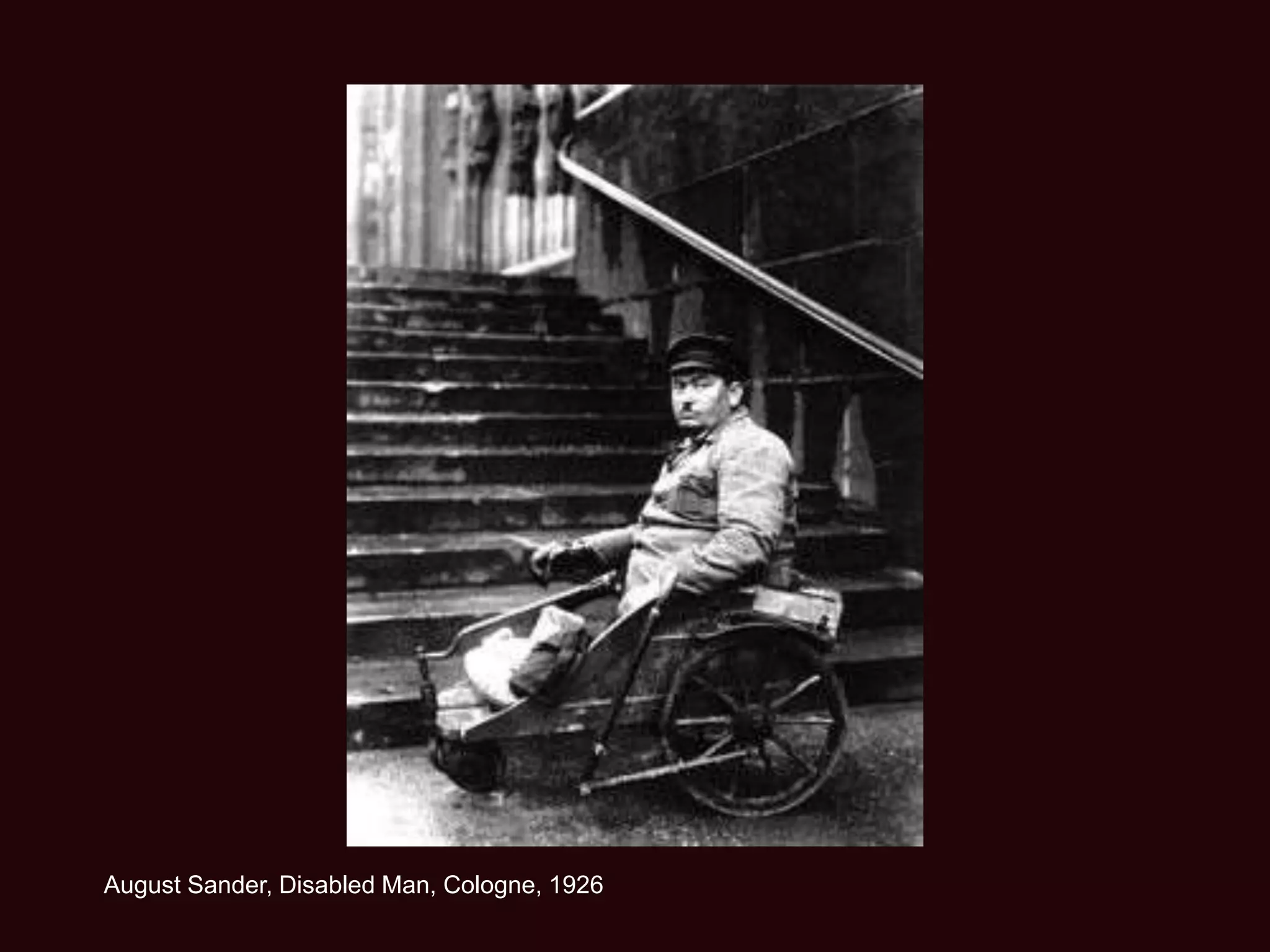 August sanders and Mike Disfarmer | PPT