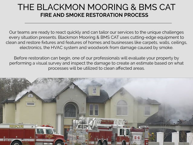 Fire and Smoke Restoration Process | PPT