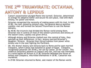 Unit Nine - Augustus | PPT