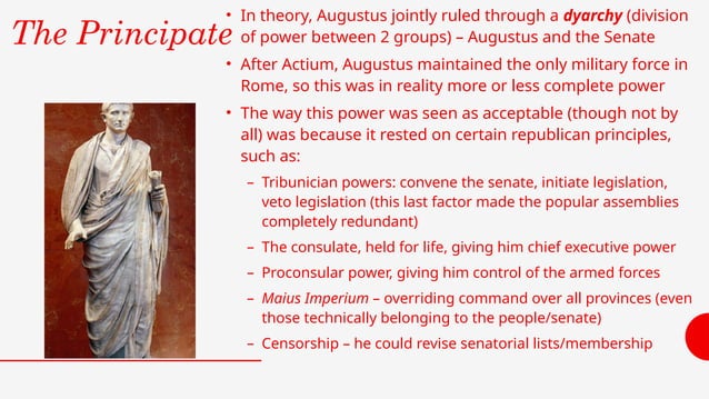 Augustus and the People - Roman Empire Ancient History | PPT