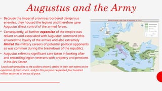 Augustus and the People - Roman Empire Ancient History | PPT